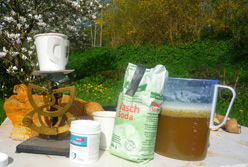 Caffenol and other edible and potable developing Experiments